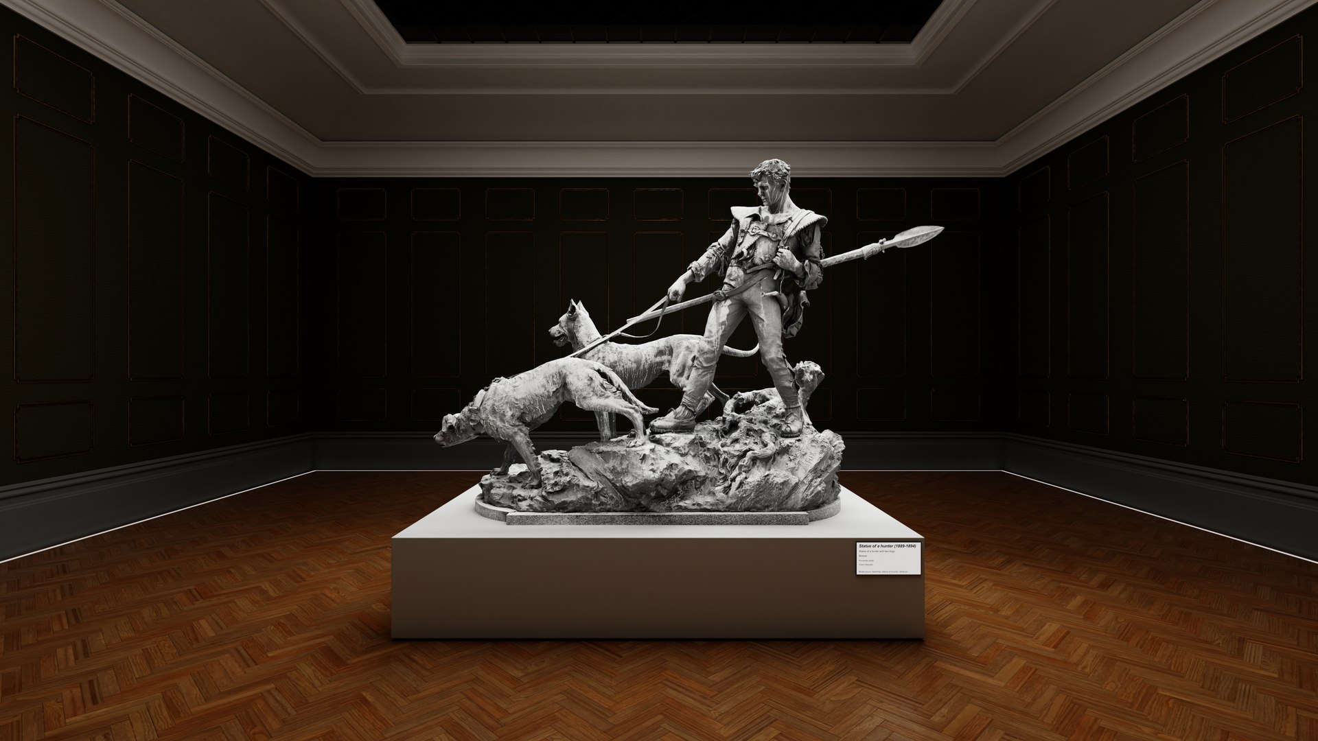 Art Museum Gallery Interior 8 - UE5 - BLEND model - TurboSquid 1779993