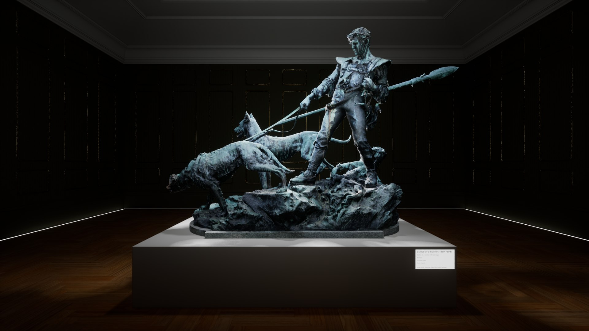 Art Museum Gallery Interior 8 - UE5 - BLEND model - TurboSquid 1779993