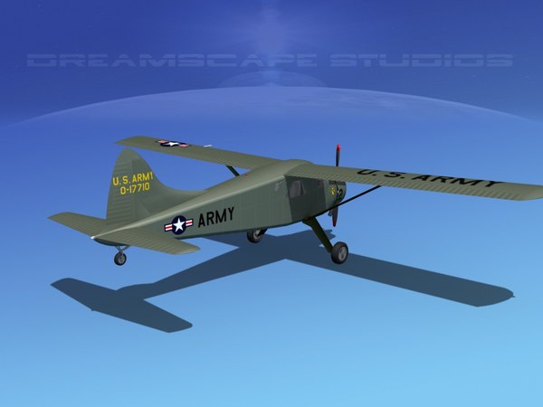 3d dehavilland beaver army