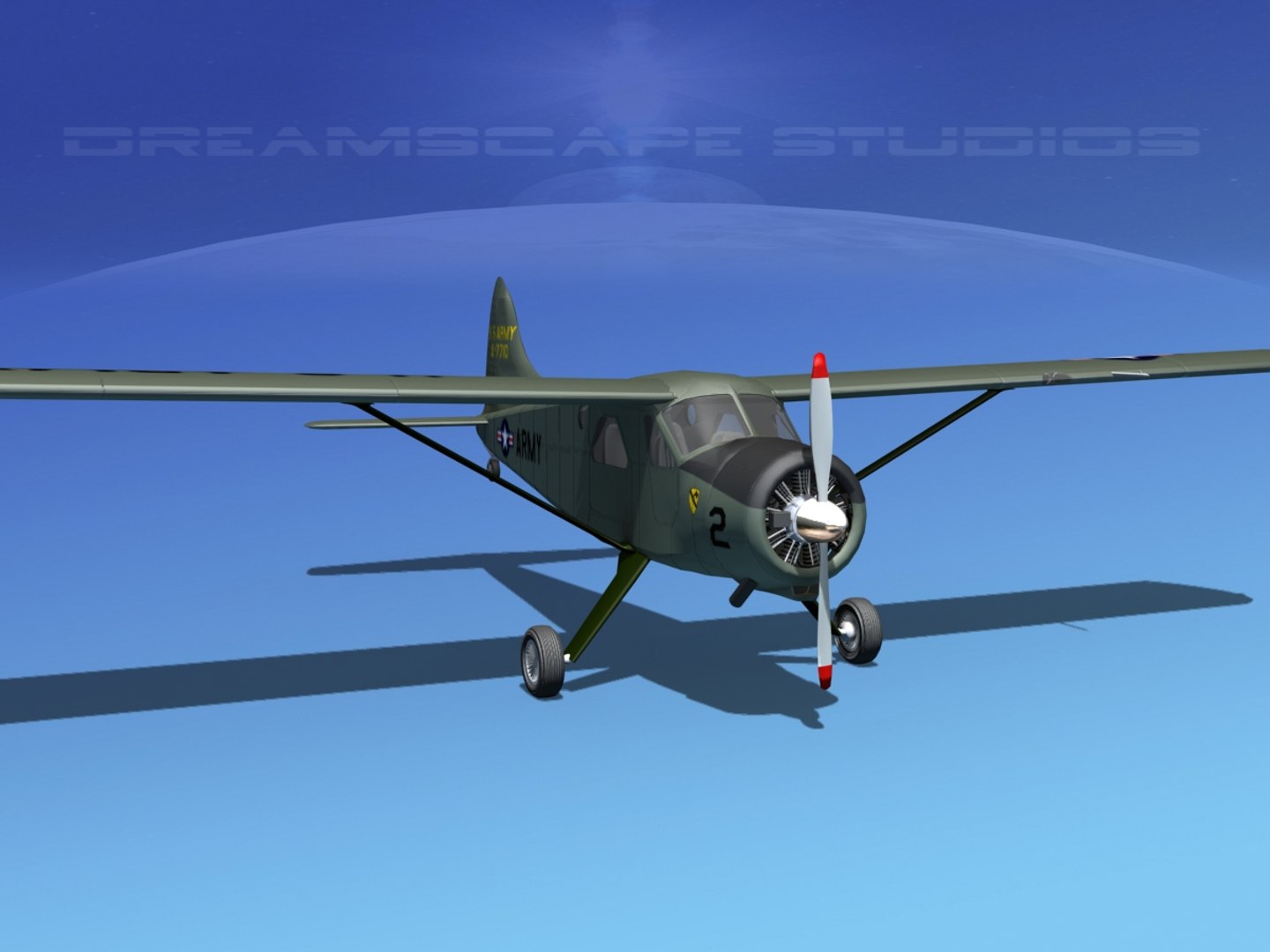 3d Dehavilland Beaver Army