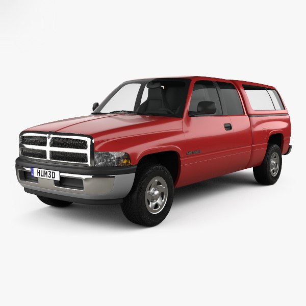 modelo 3d Dodge Ram 1500 Club Cab ST 1999 - TurboSquid 1346608