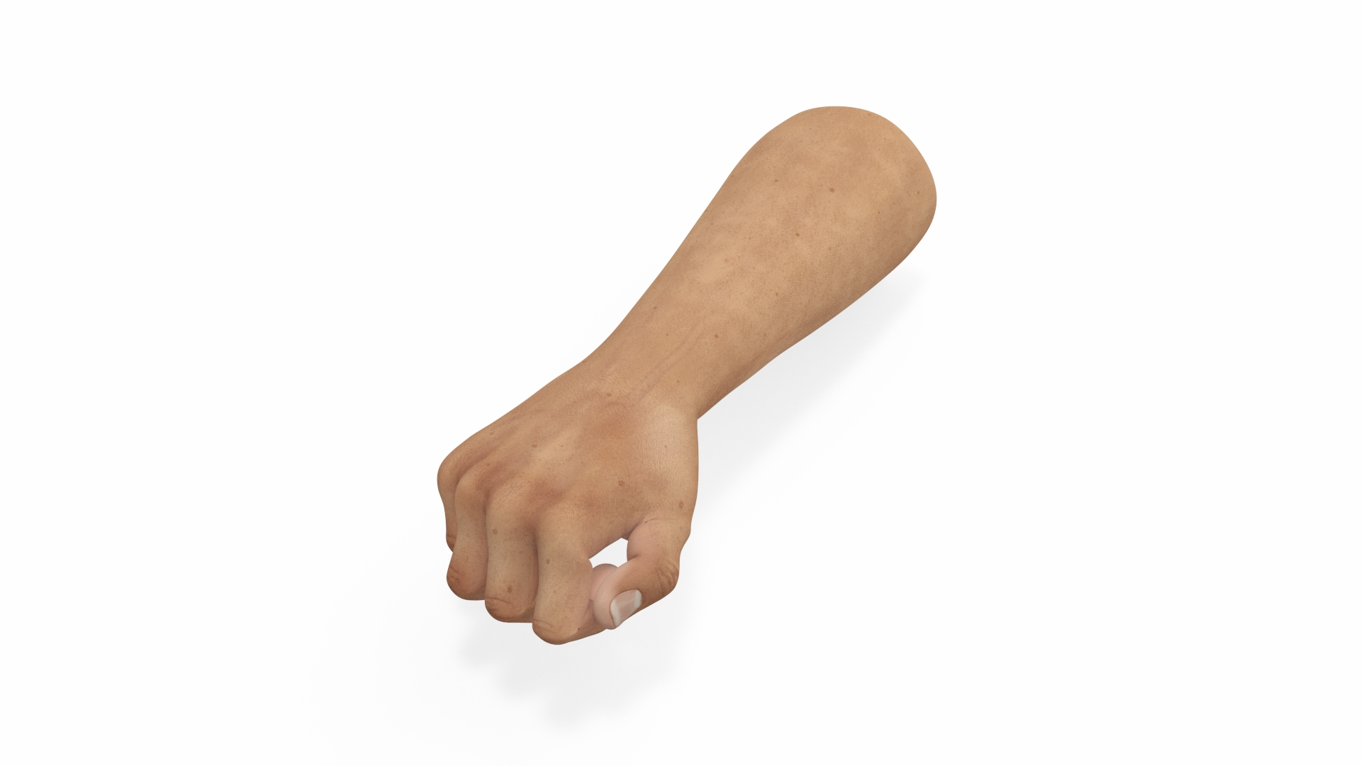 Caucasian Man Hand Fist Model - TurboSquid 2195609