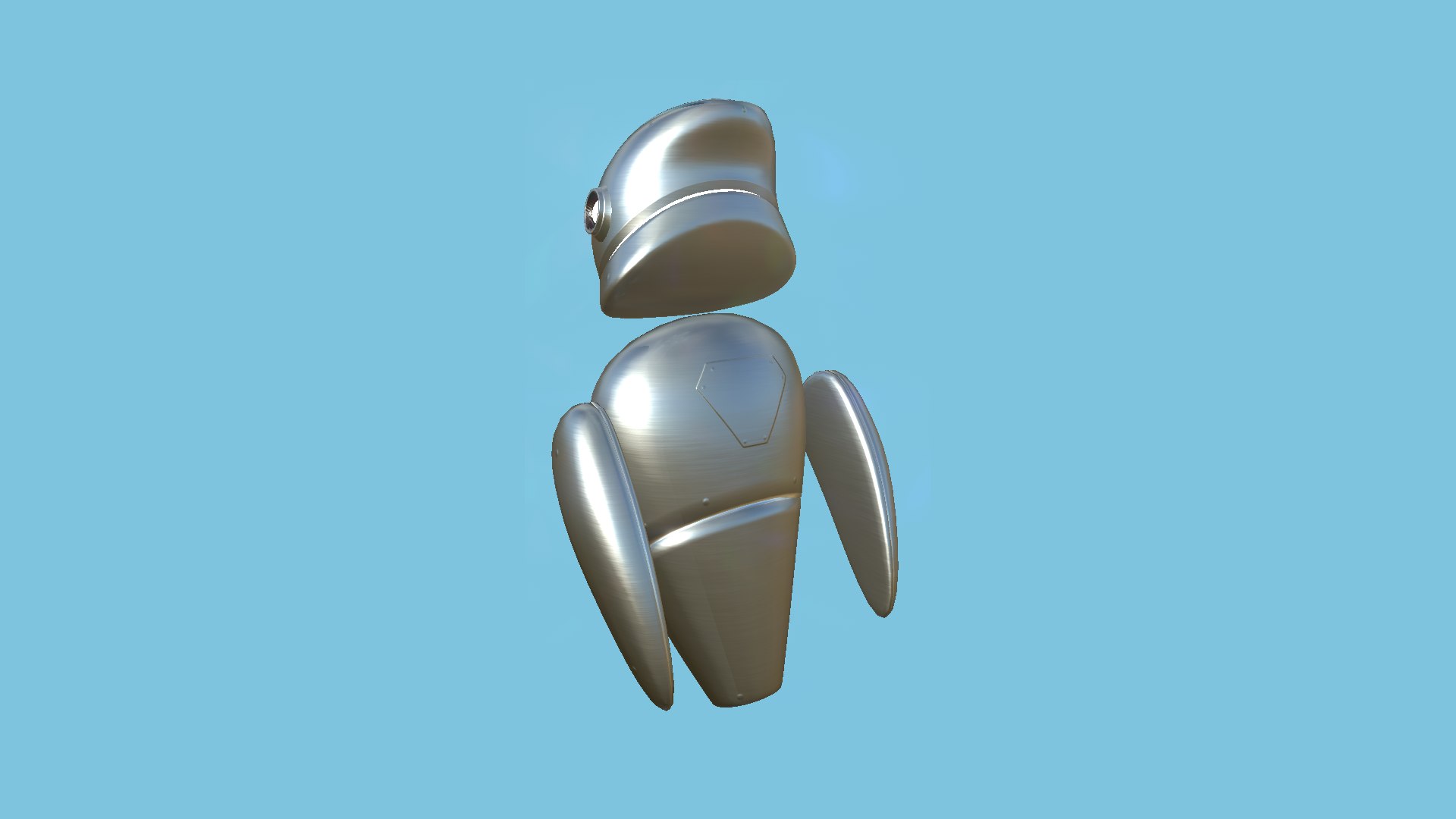 Flying Robot 04 Iron - Character SciFi Design 3D Model - TurboSquid 1770823