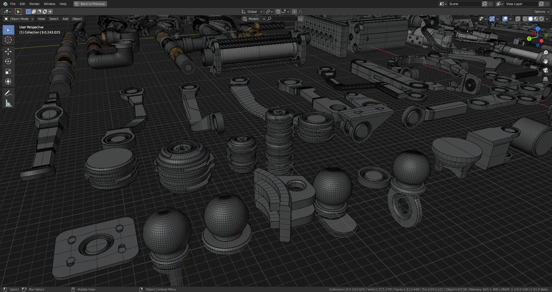 3D Model Kitbash Kit Sci - TurboSquid 1683690