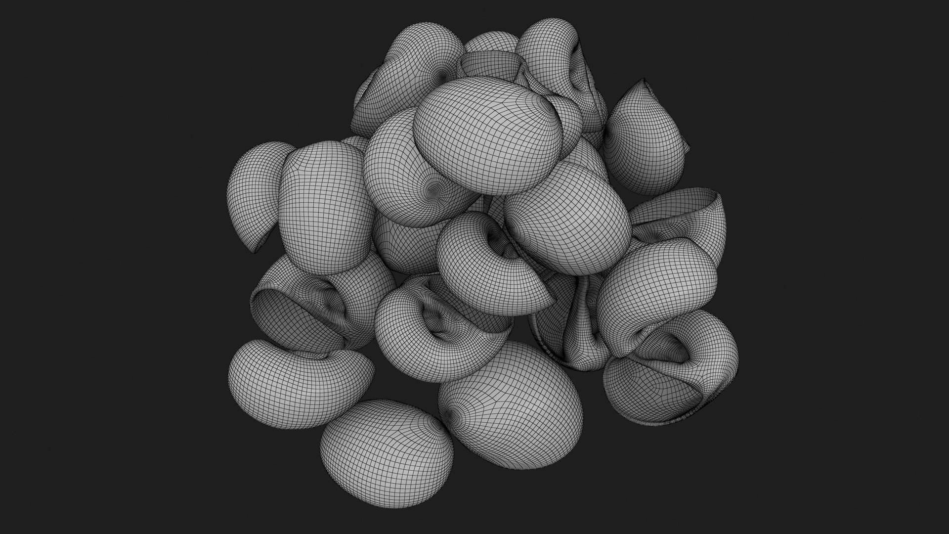 3D Natica Vitellus Pile Model - TurboSquid 2210575
