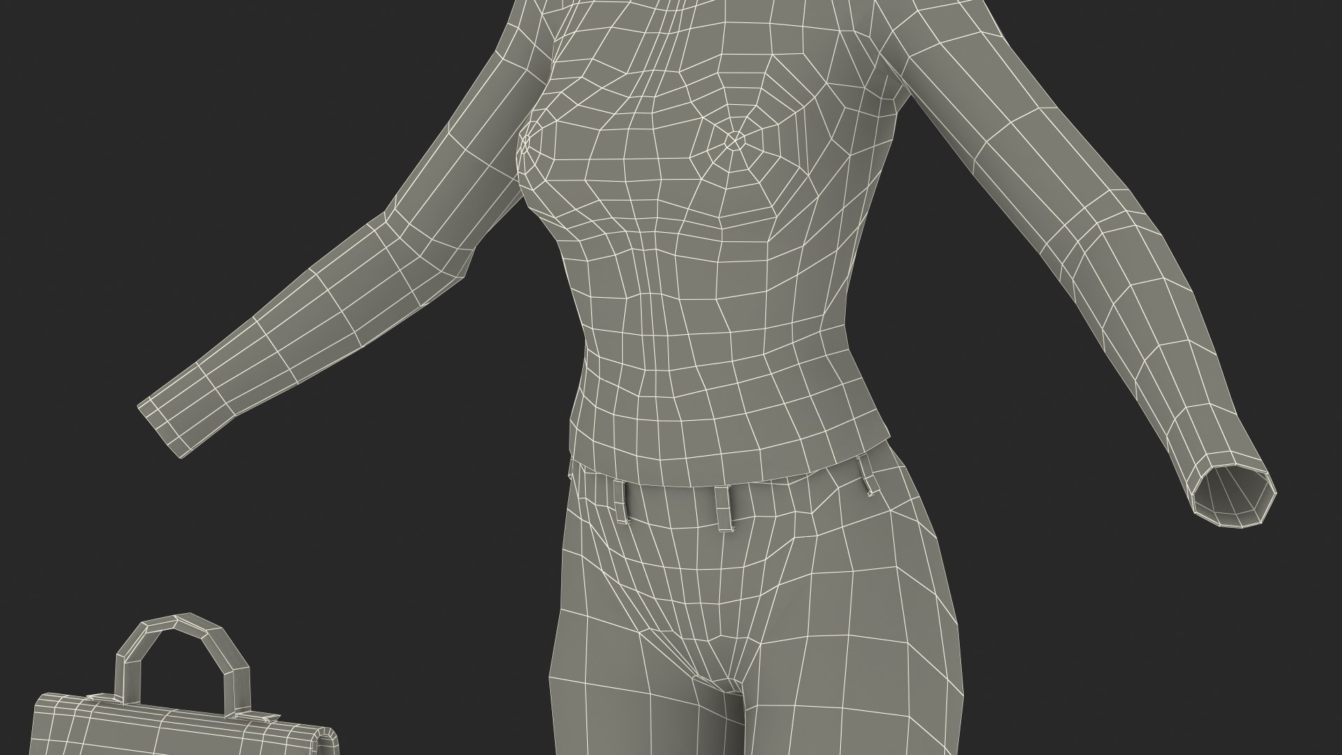 3D Fashionable Style Clothes Set model - TurboSquid 1739602