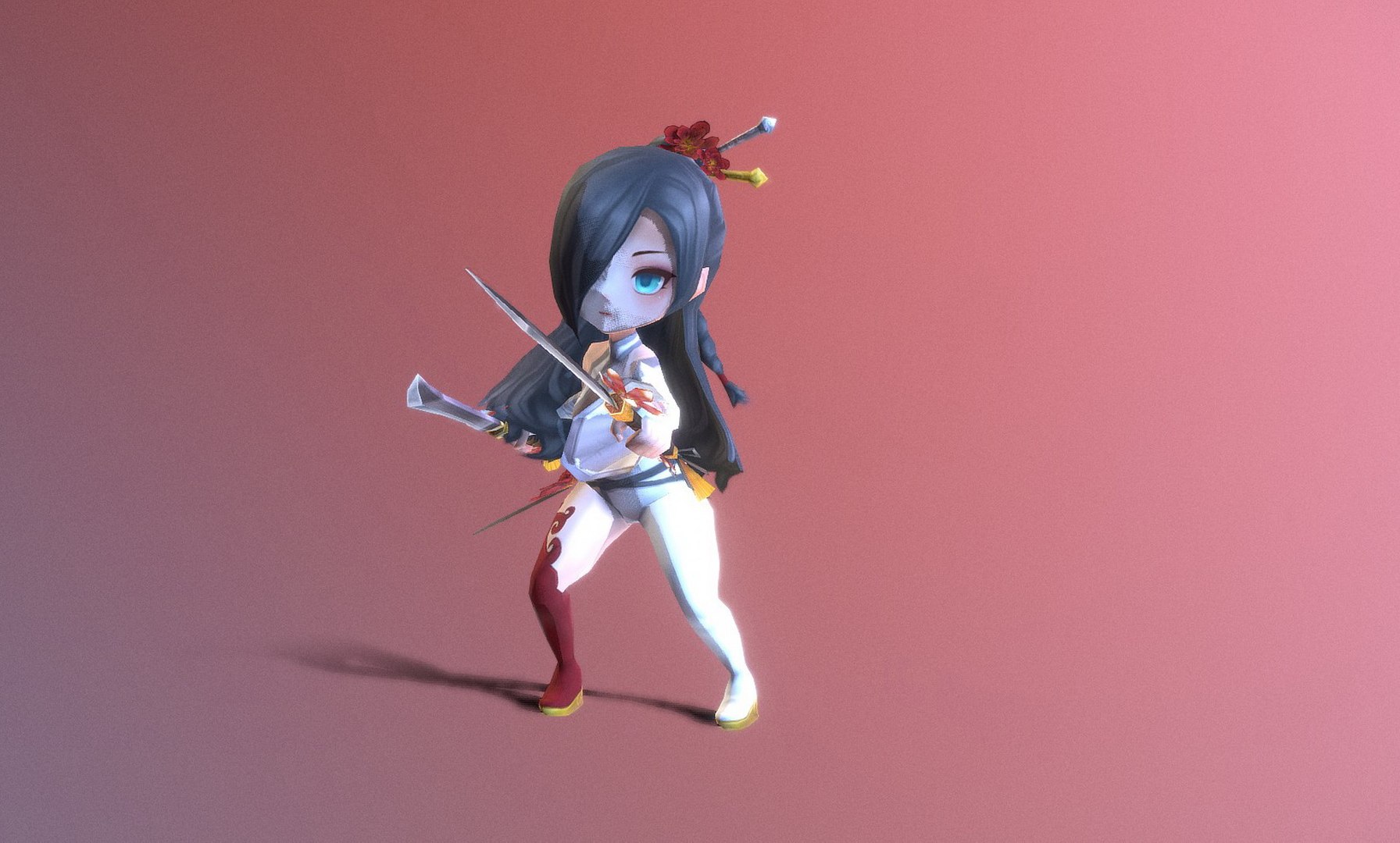 Casual RPG Character - 18 Mira 3D Model - TurboSquid 2007796