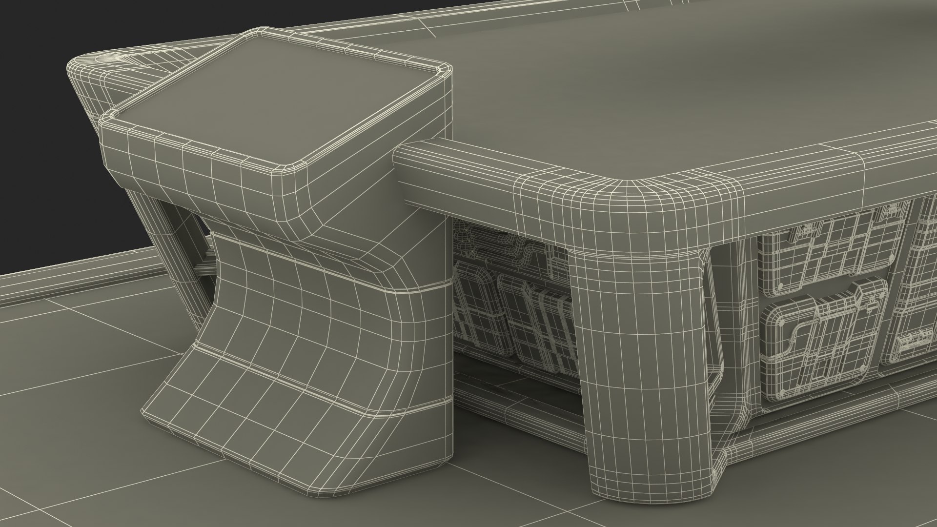 3D Holographic Table With Spaceship Hologram - TurboSquid 2415893