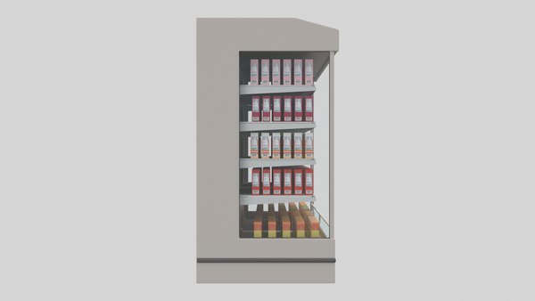 슈퍼마켓 주스 디스플레이 3D 모델 - TurboSquid 2032518