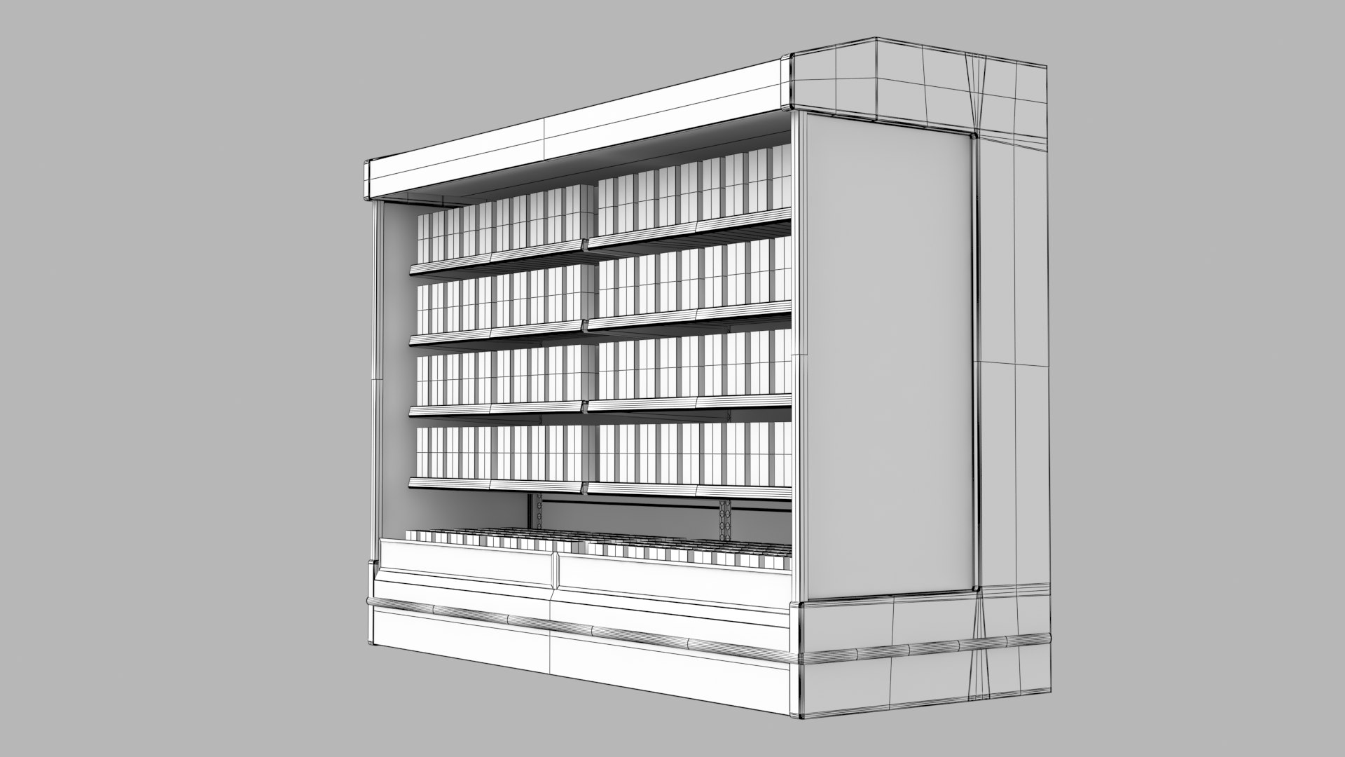 3D Supermarket Juice Display Model - TurboSquid 2032518