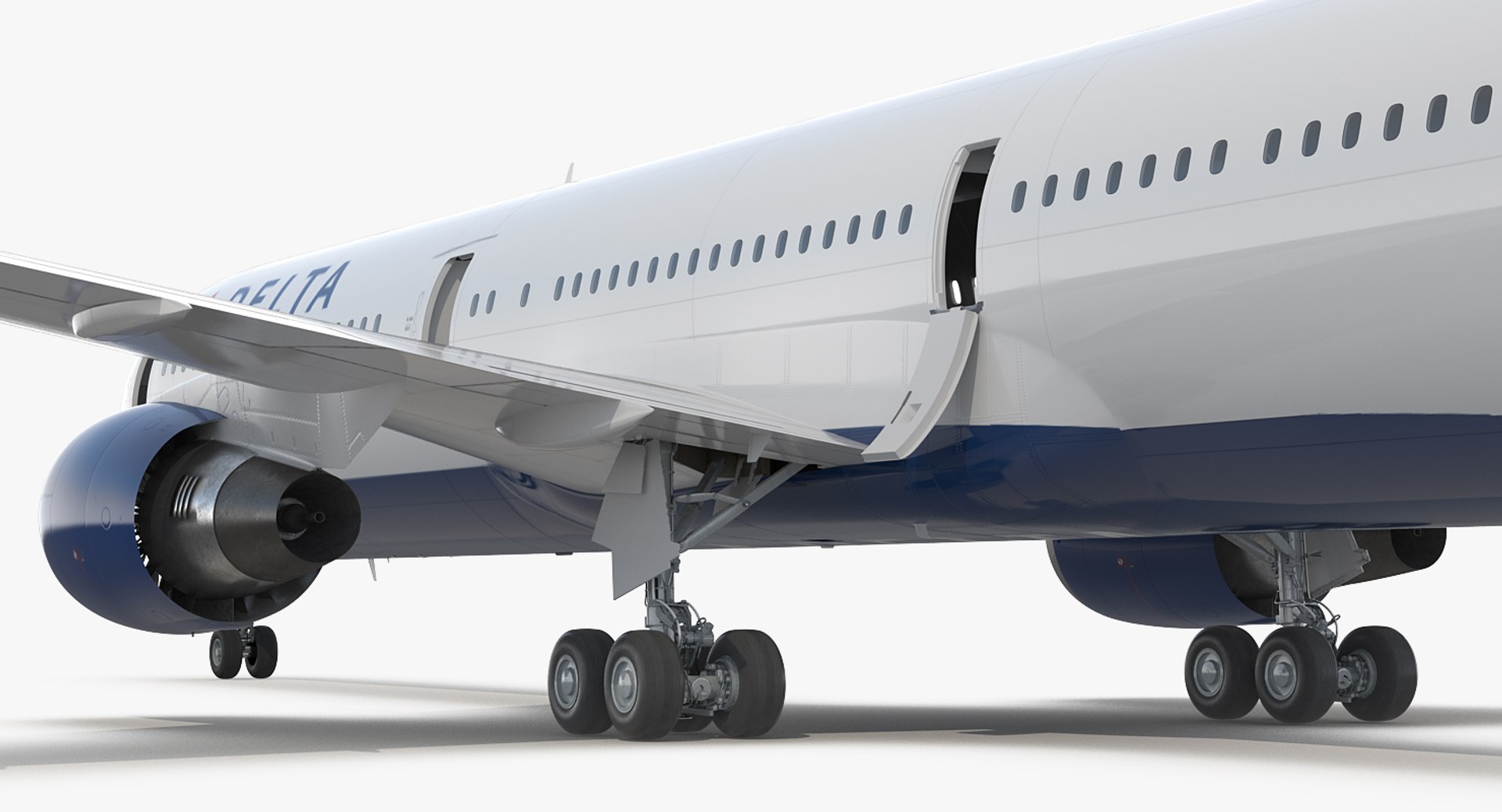 Boeing 767-400 interior delta 3D - TurboSquid 1272162