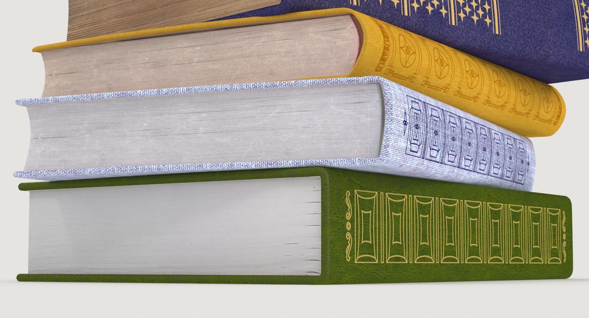 Textbooks Design 3d Model