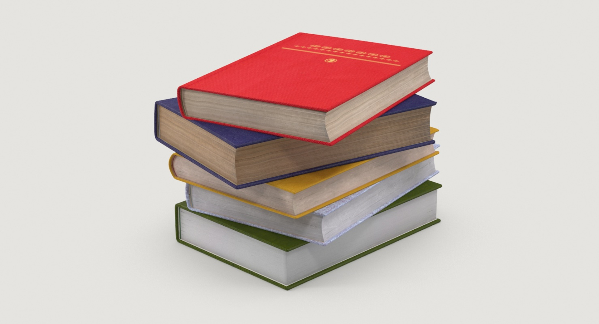 Textbooks Design 3d Model