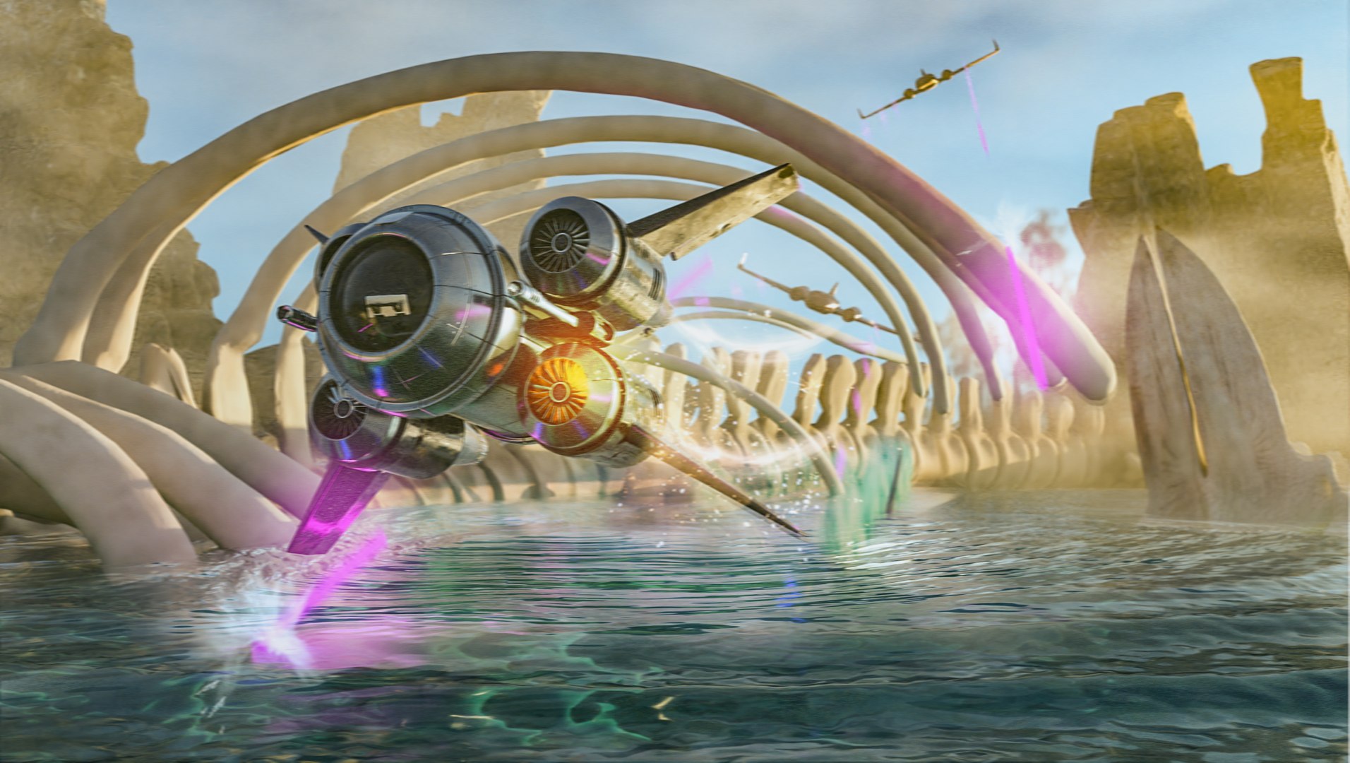 Racing Space Ship 3D Model - TurboSquid 1771251