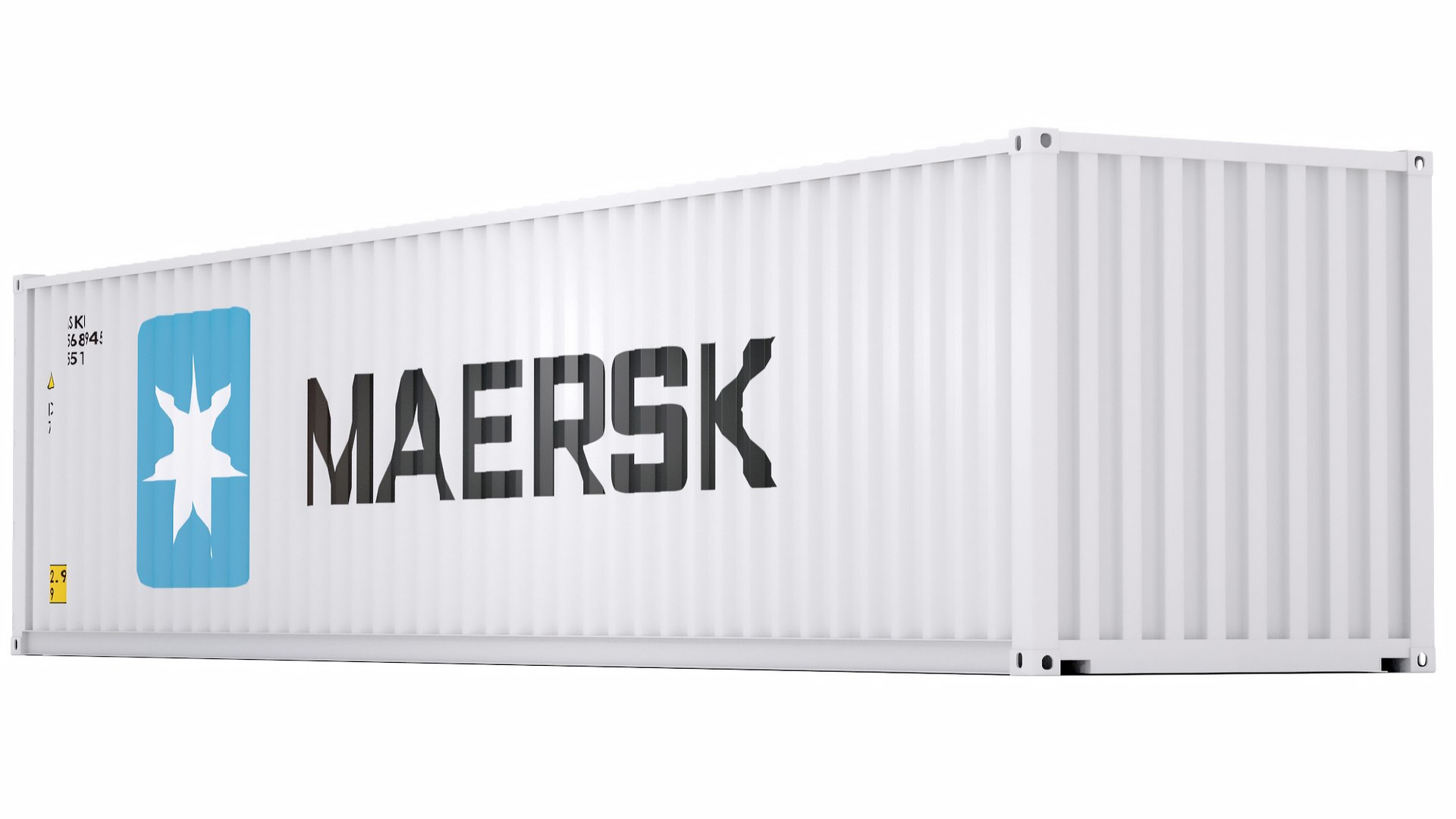 3D Maersk Container Model - TurboSquid 1565606
