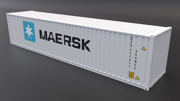 3D maersk container model - TurboSquid 1565606