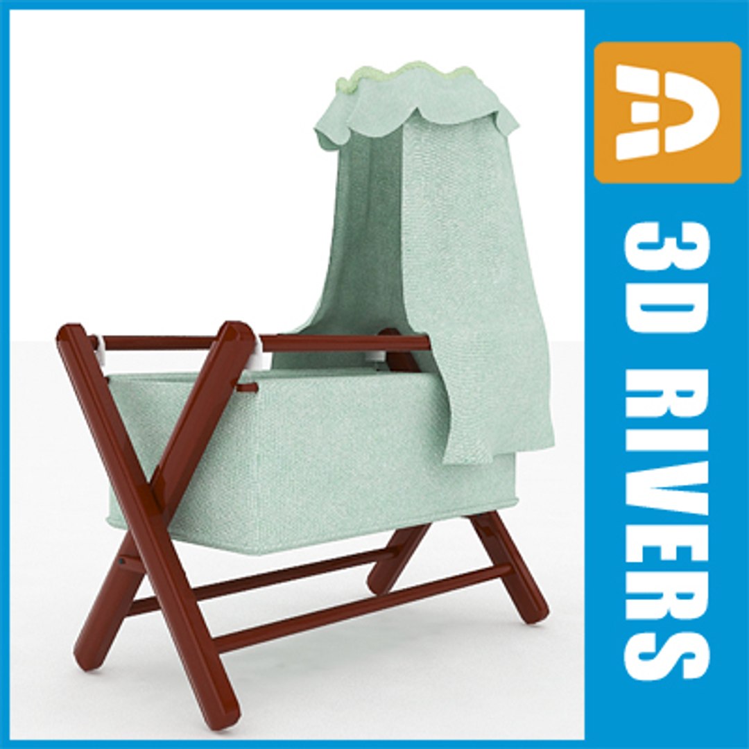 Baby Bassinet 3d Model