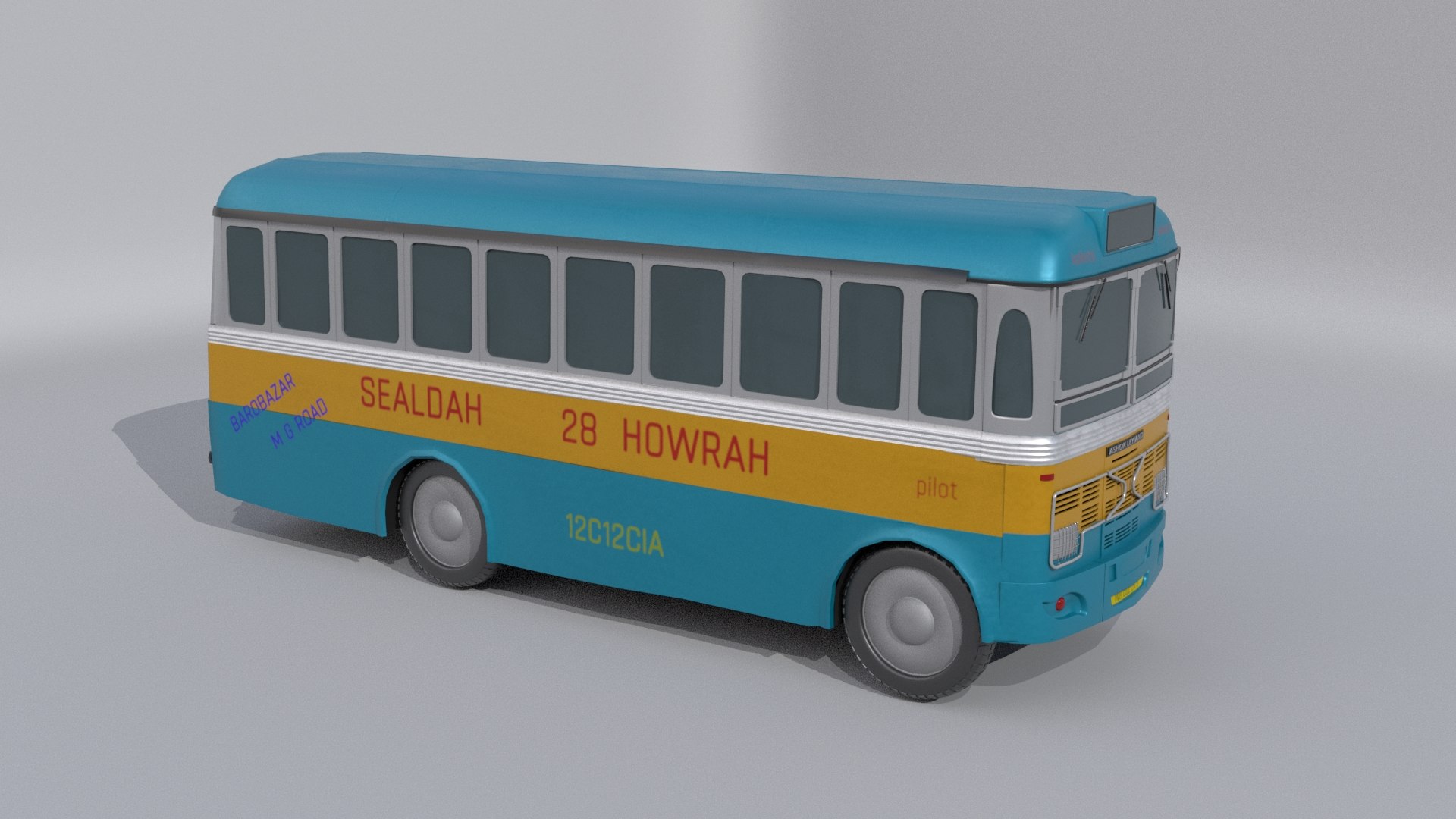 3D INDIAN BUS - TurboSquid 2202650