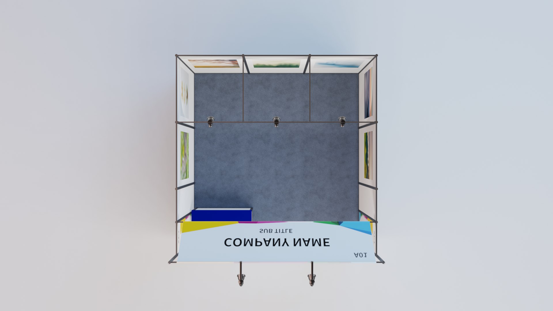 Exhibition Trade Show Booth Design C 3m X 3m Model - TurboSquid 2030245
