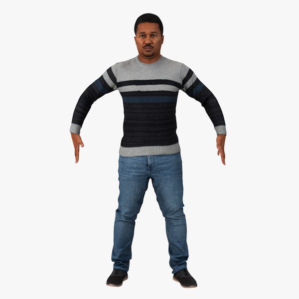 3D Benjamin Casual Autumn A Pose - TurboSquid 1957962