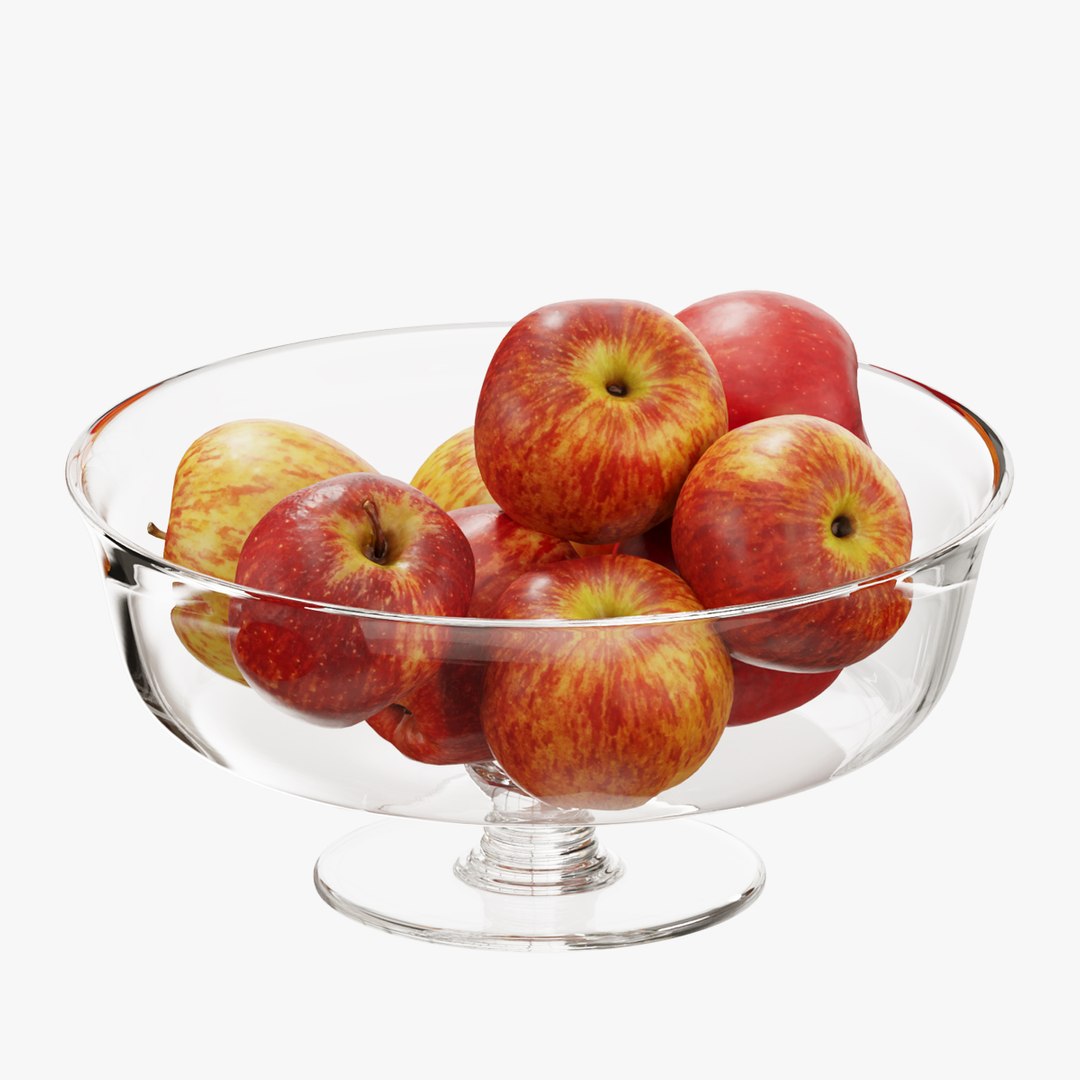 3D Large Fruit Bowl Lola apple new zealand - TurboSquid 1952498