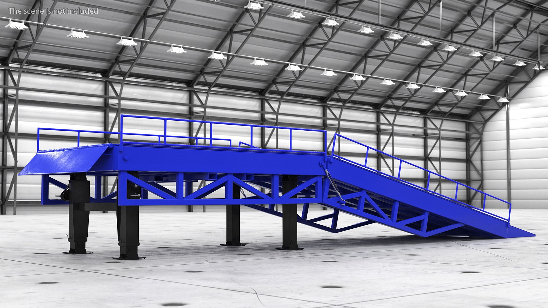 3D Portable Trailer Loading Dock - TurboSquid 1723135