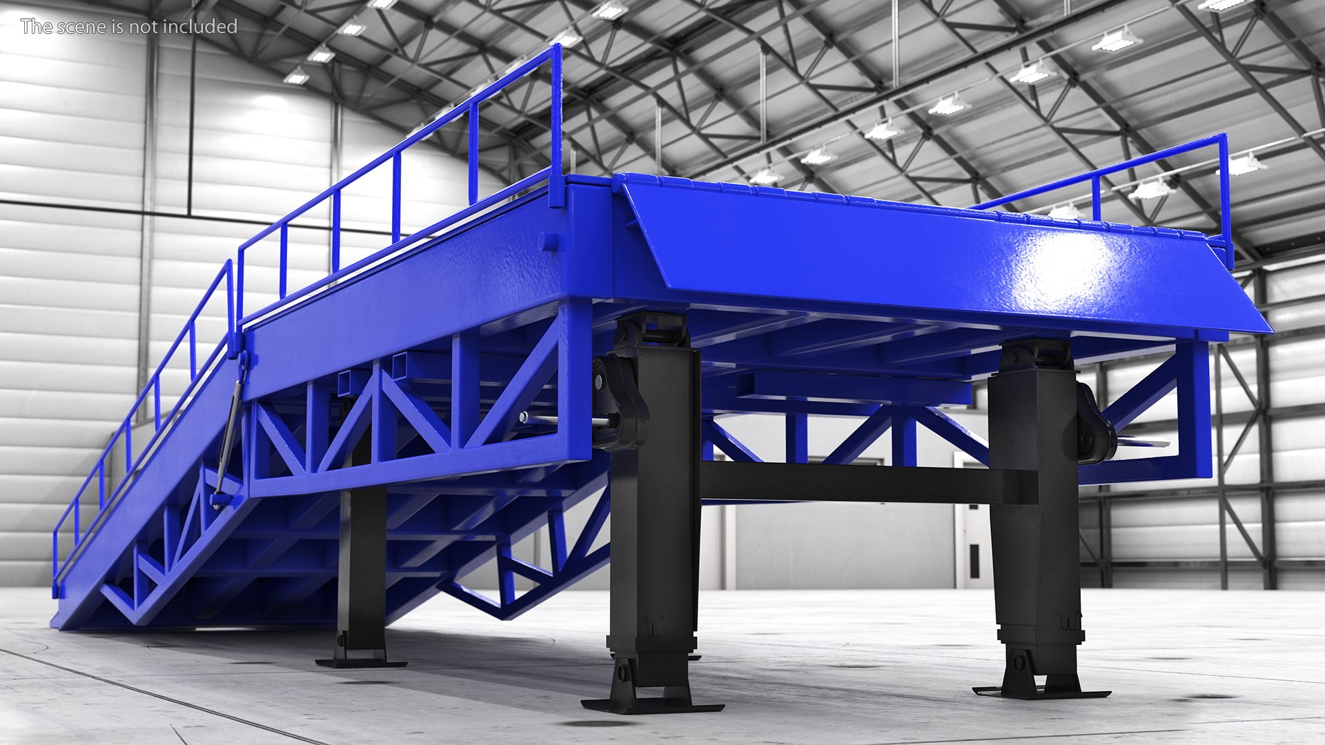 3D Portable Trailer Loading Dock - TurboSquid 1723135