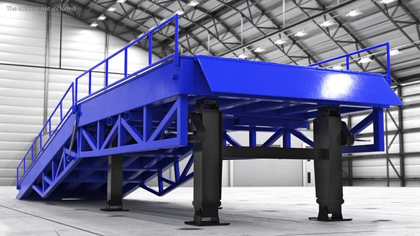 3D Portable Trailer Loading Dock - TurboSquid 1723135