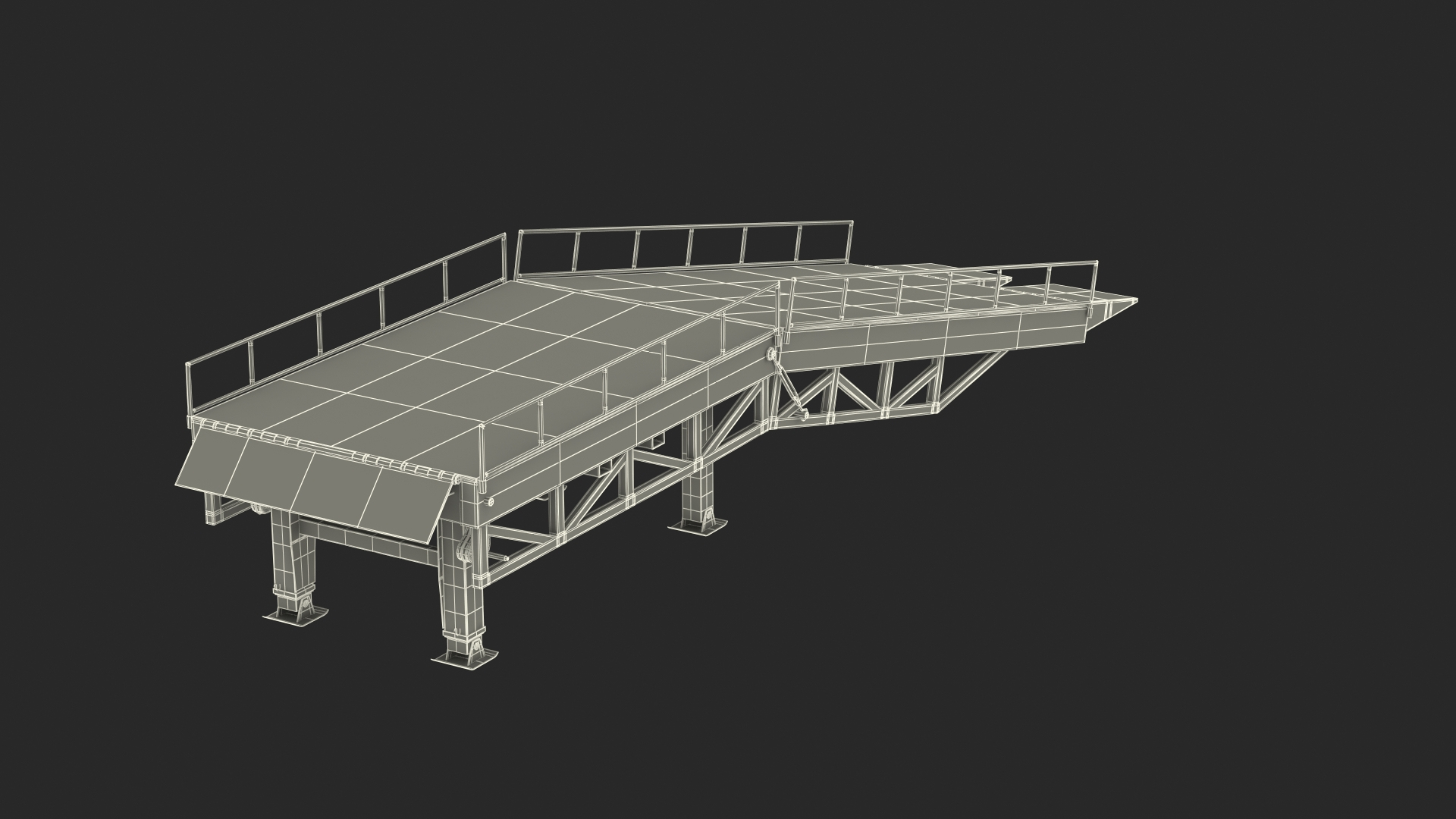 3D Portable Trailer Loading Dock - TurboSquid 1723135