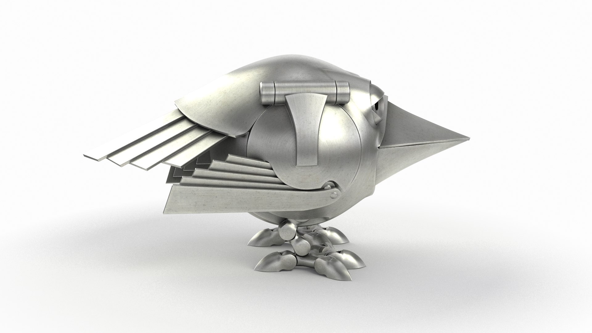 3D Mechanical Bird - TurboSquid 1866574