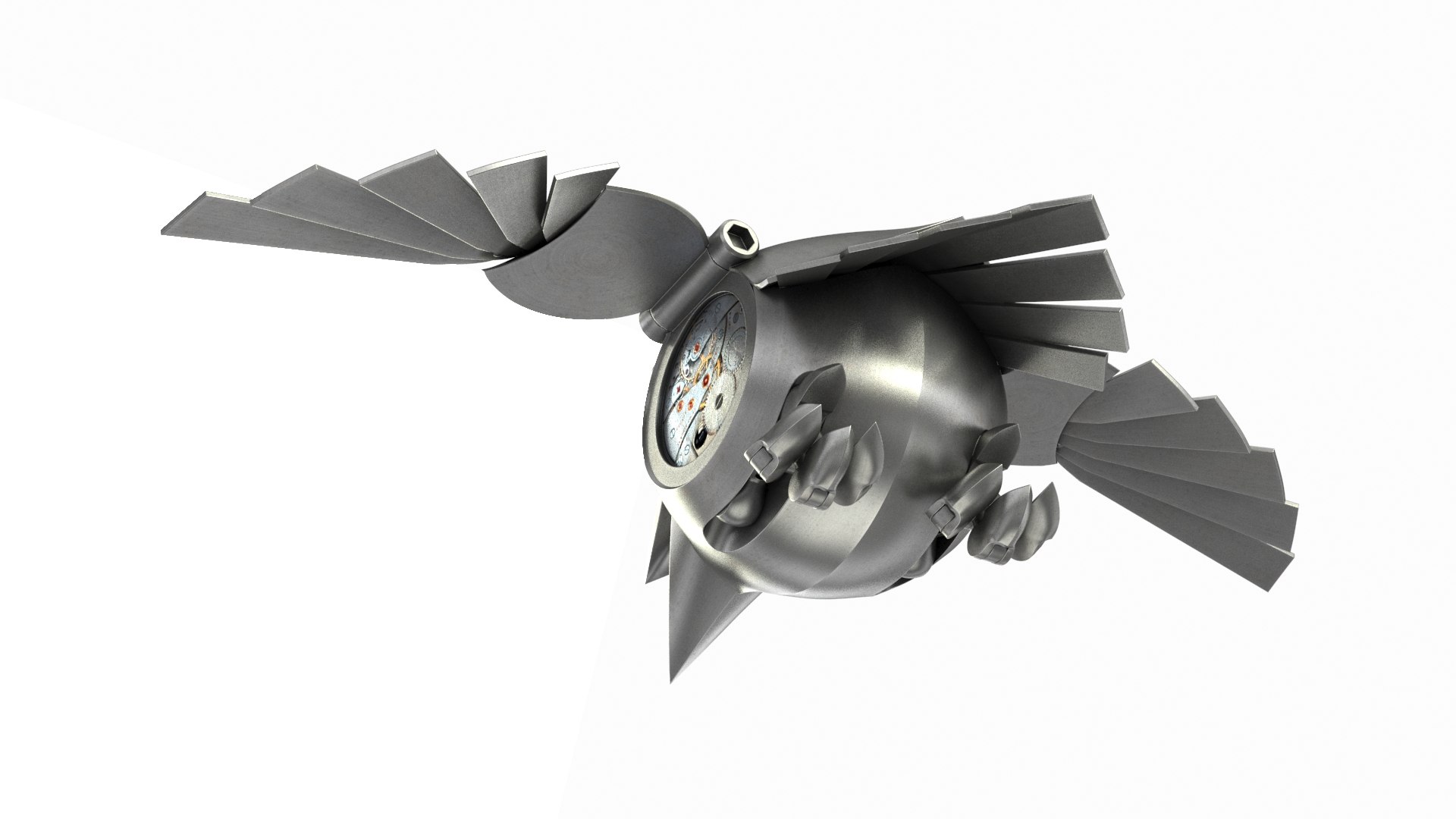 3D Mechanical Bird - TurboSquid 1866574