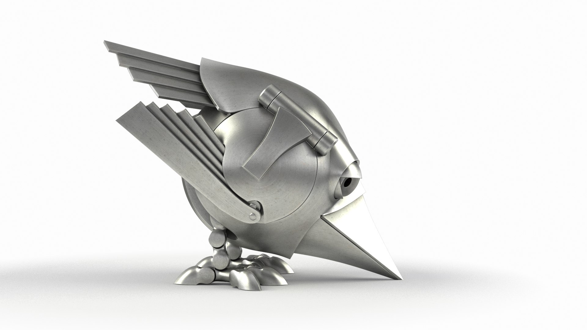 3D Mechanical Bird - TurboSquid 1866574