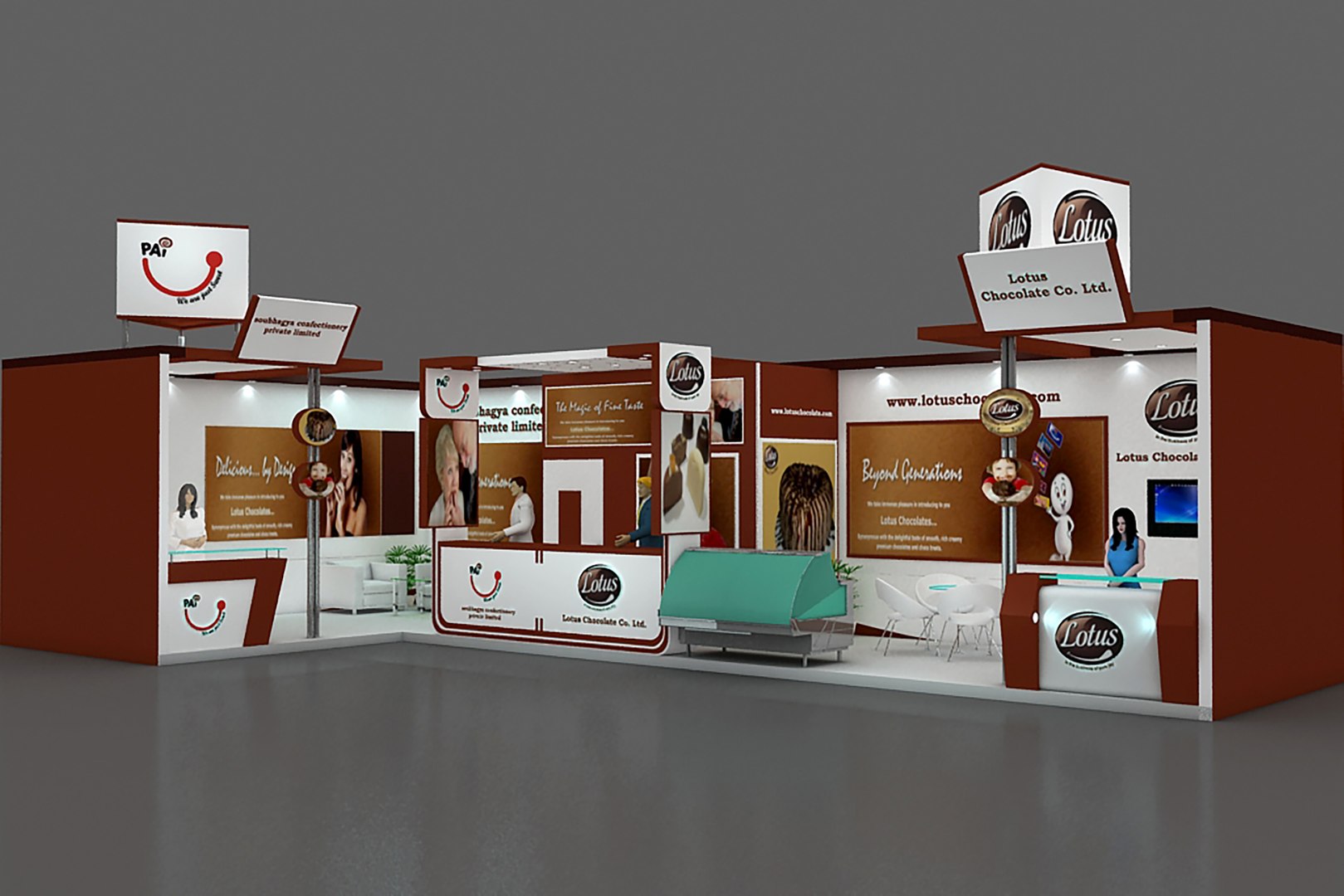 3D L SHAPE STAND DESIGN - TurboSquid 1718971