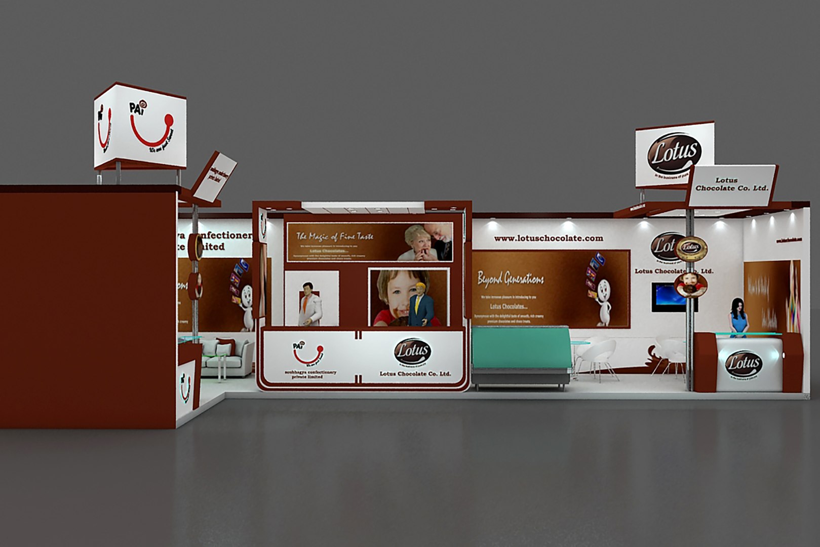 3D L SHAPE STAND DESIGN - TurboSquid 1718971