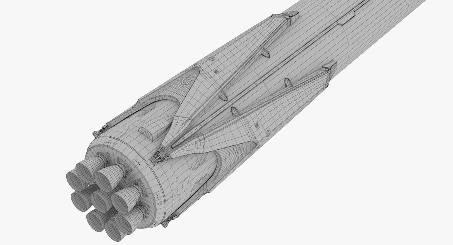 Space Rocket Cargo 3D - TurboSquid 1386557