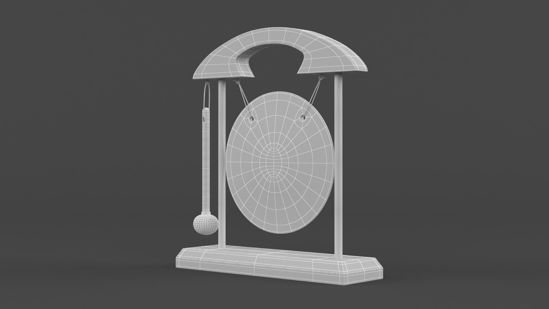 3D Table Gong Model - TurboSquid 2214423