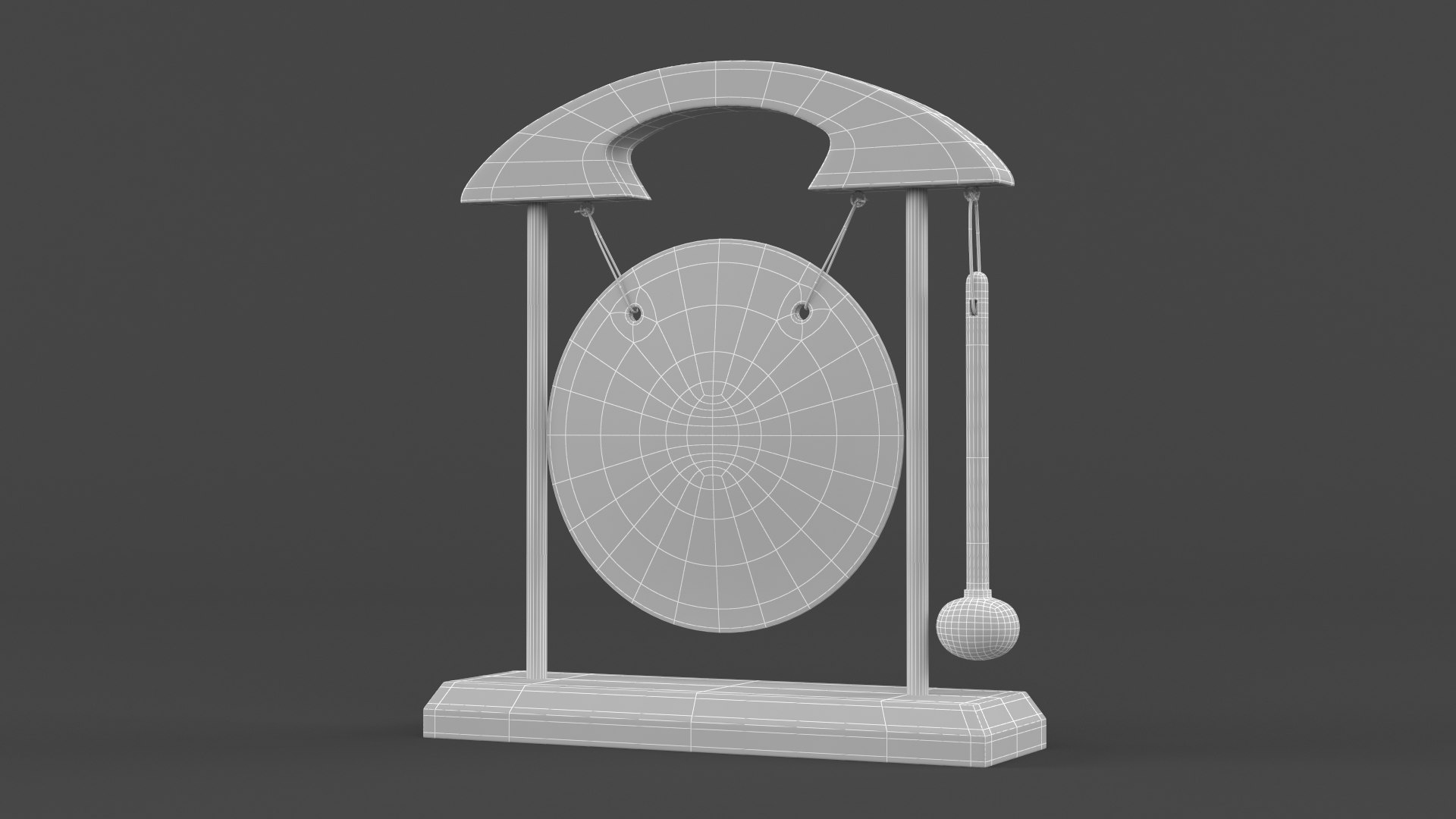 3D Table Gong Model - TurboSquid 2214423