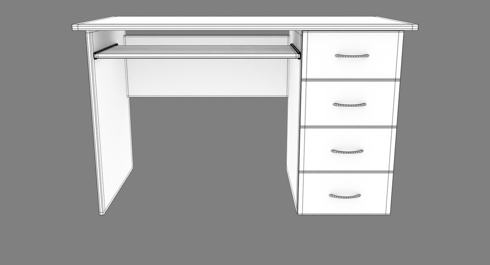 Photorealistic Desk 3D Model - TurboSquid 1251210