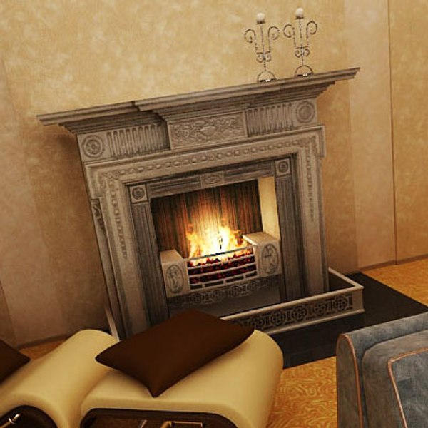 3d fireplace d