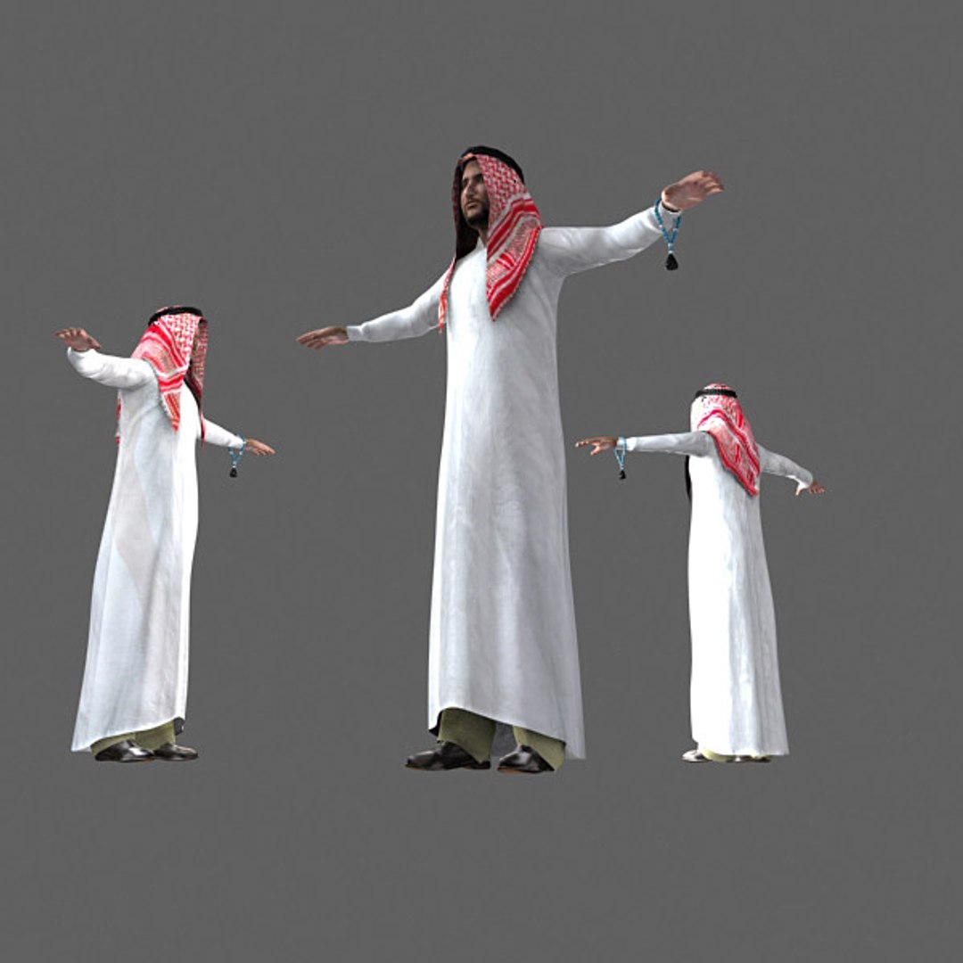 3d Model Realistic Arabic