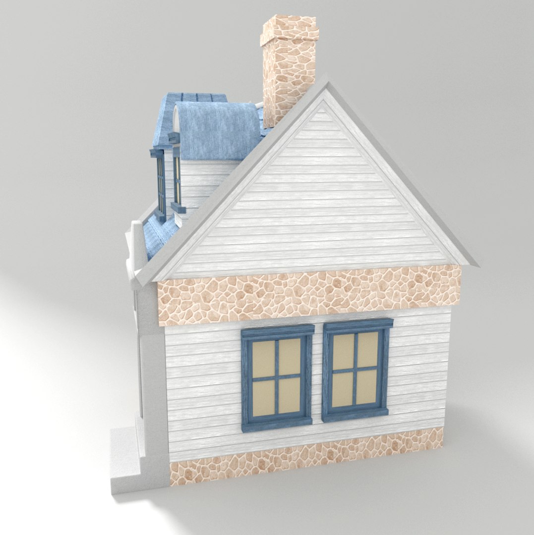 3D Cottage House - TurboSquid 1151898