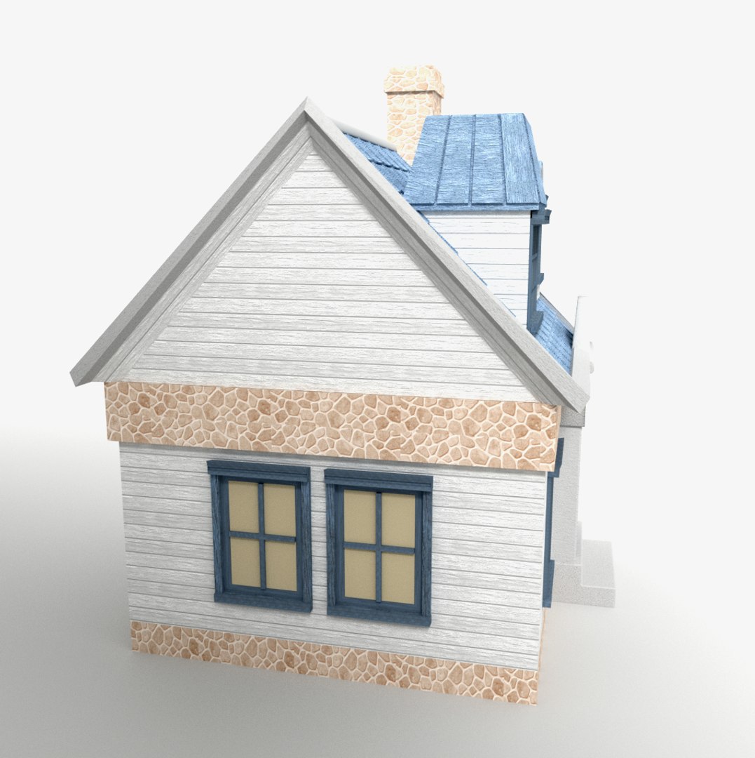 3D Cottage House - TurboSquid 1151898