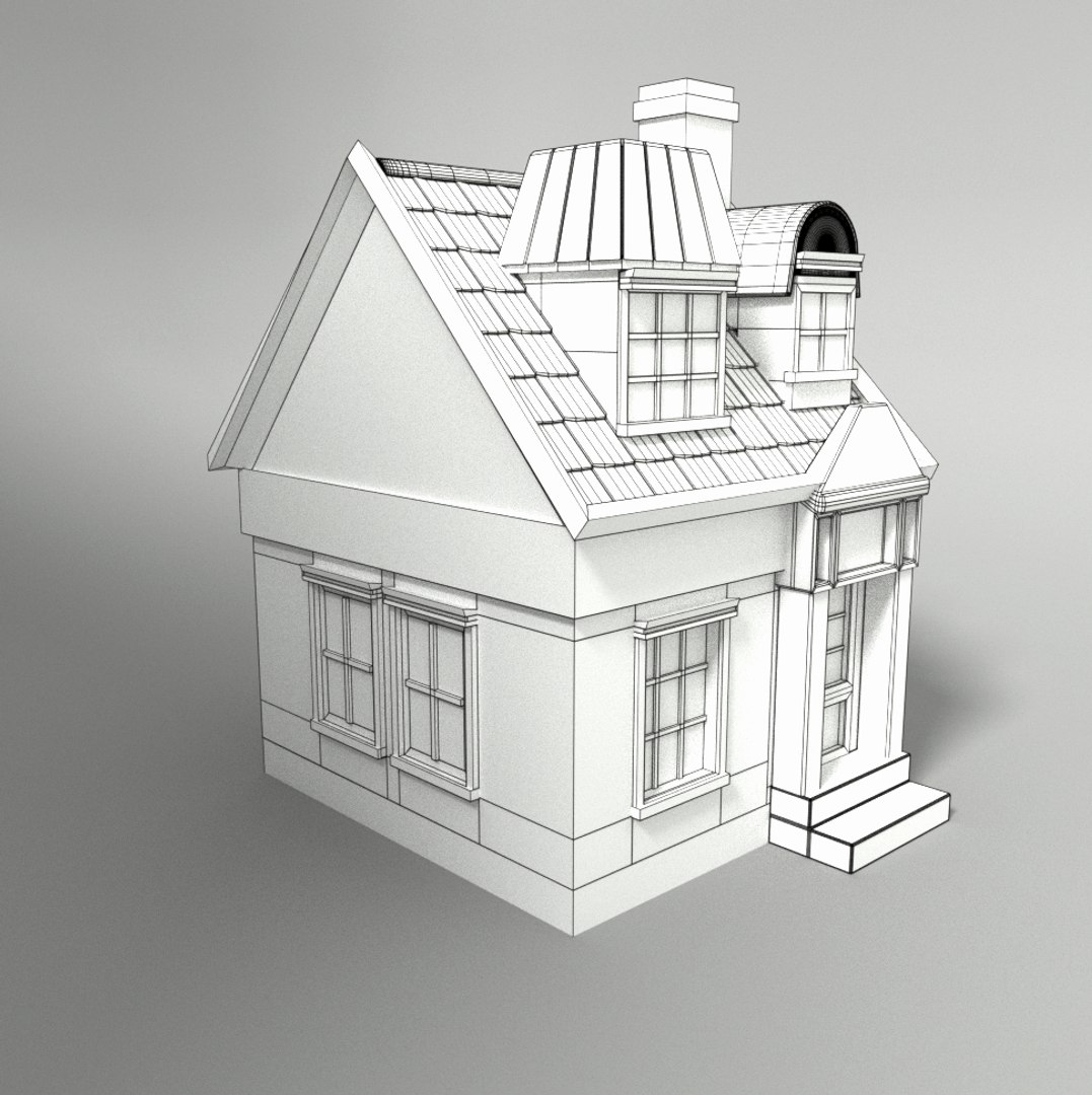 3D Cottage House - TurboSquid 1151898