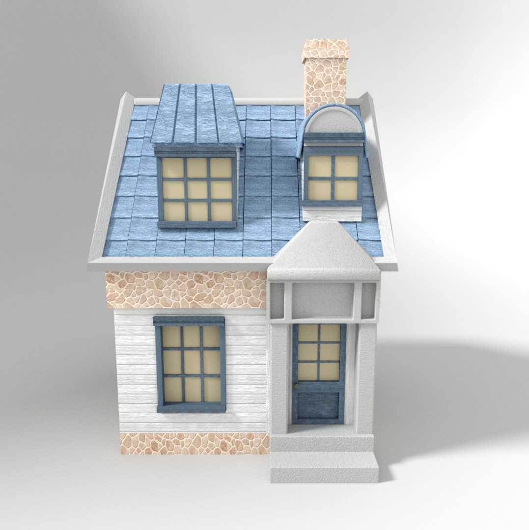 3D Cottage House - TurboSquid 1151898