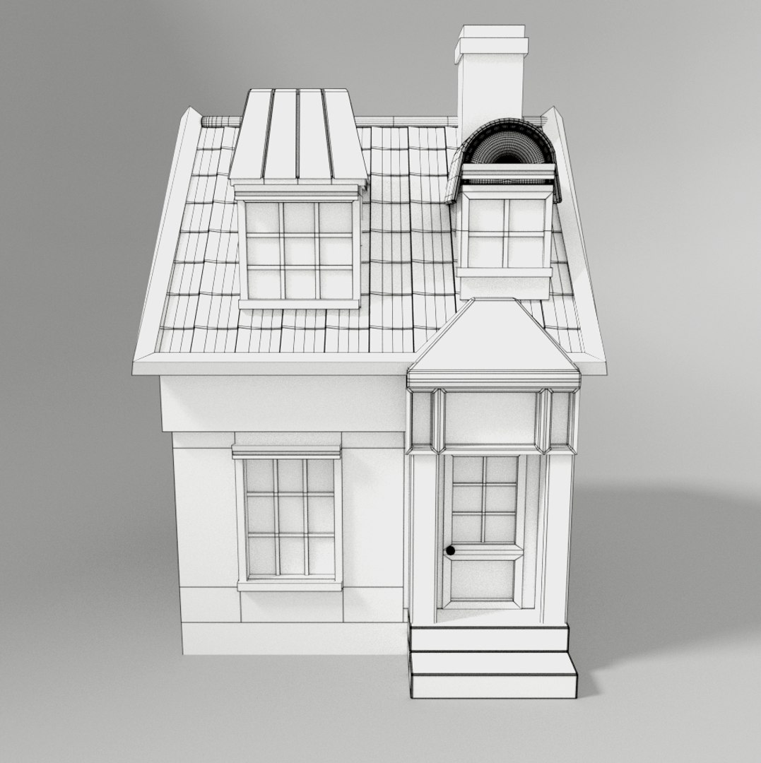 3D Cottage House - TurboSquid 1151898