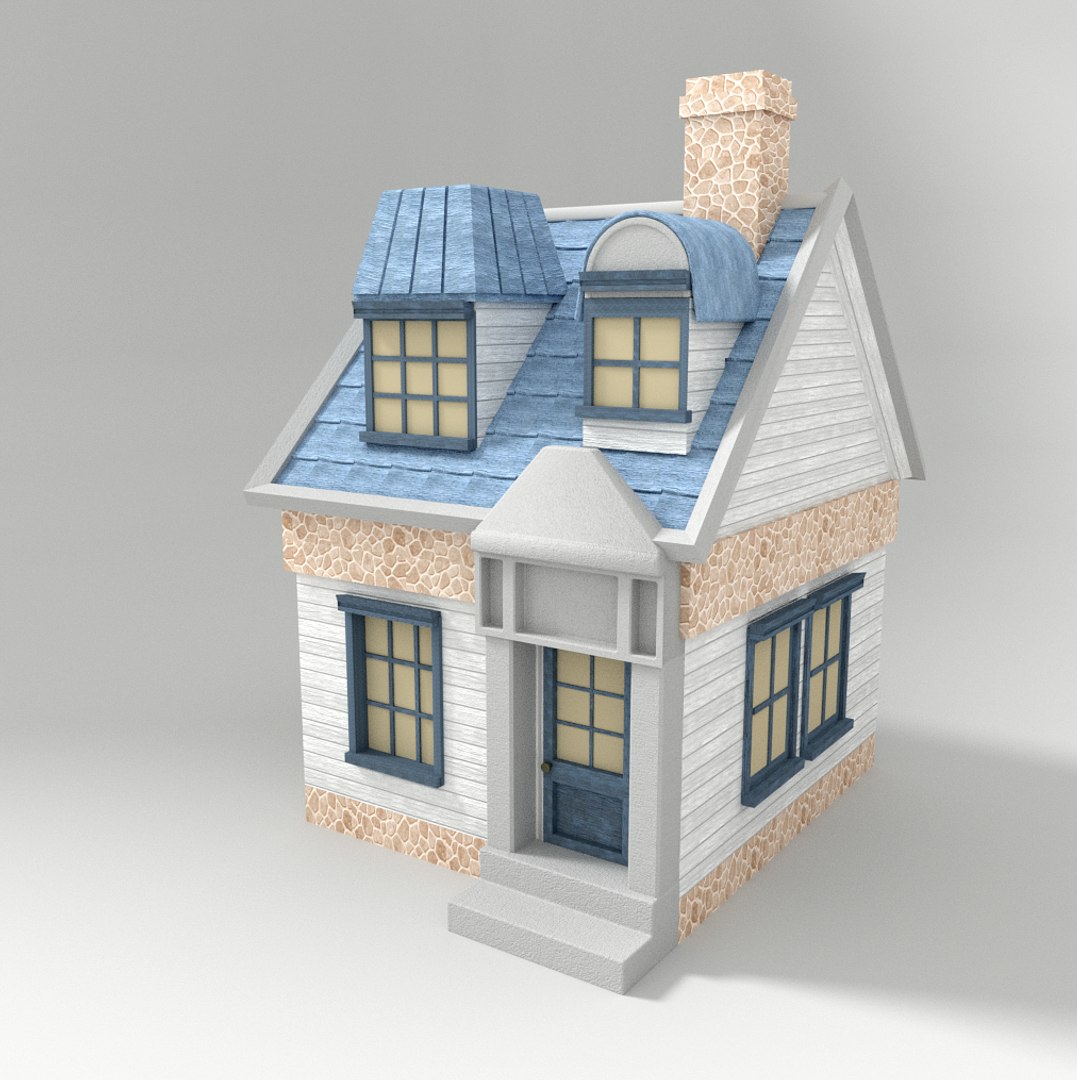 3D Cottage House - TurboSquid 1151898