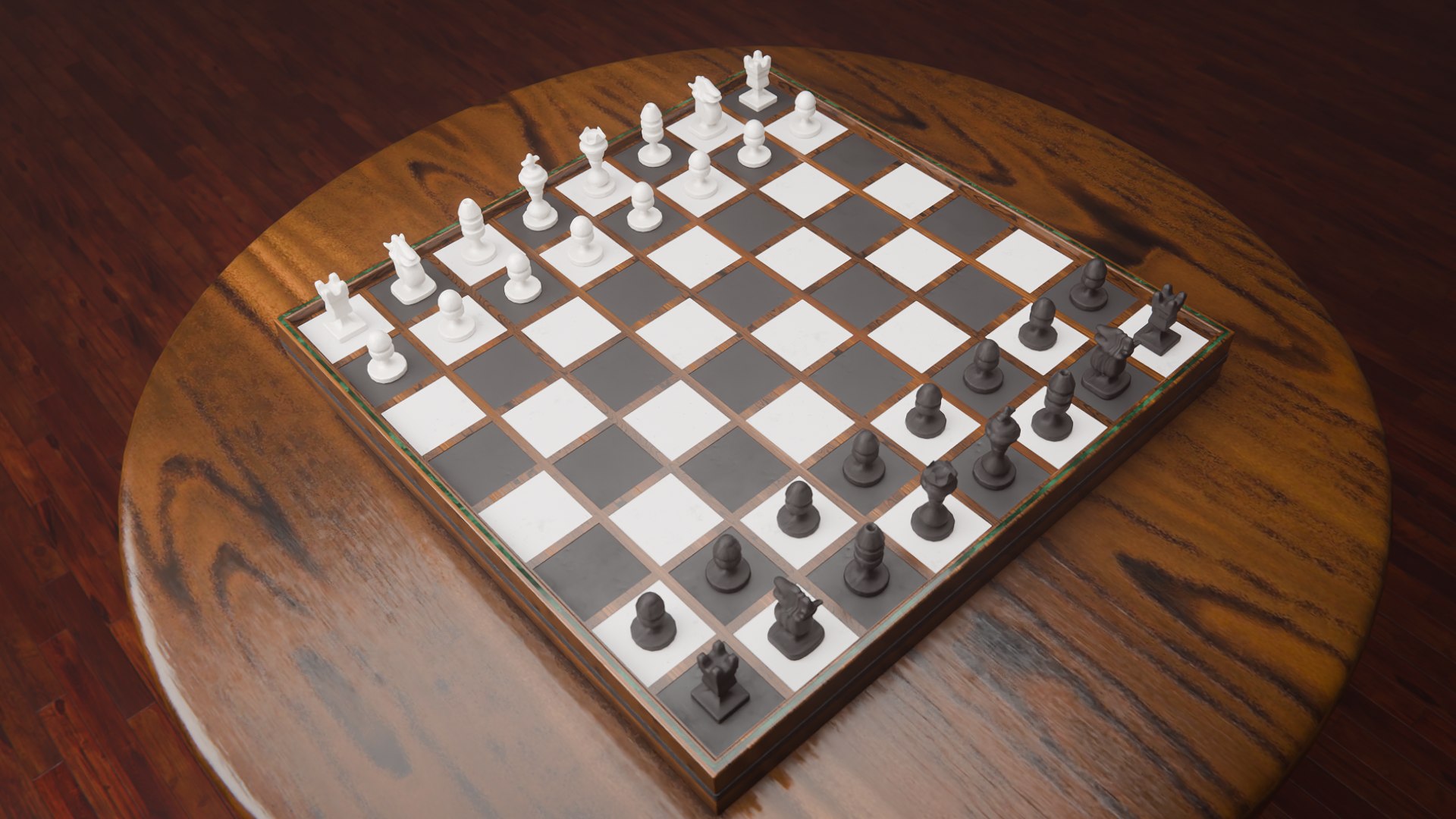 3D Chess Board - TurboSquid 2325277