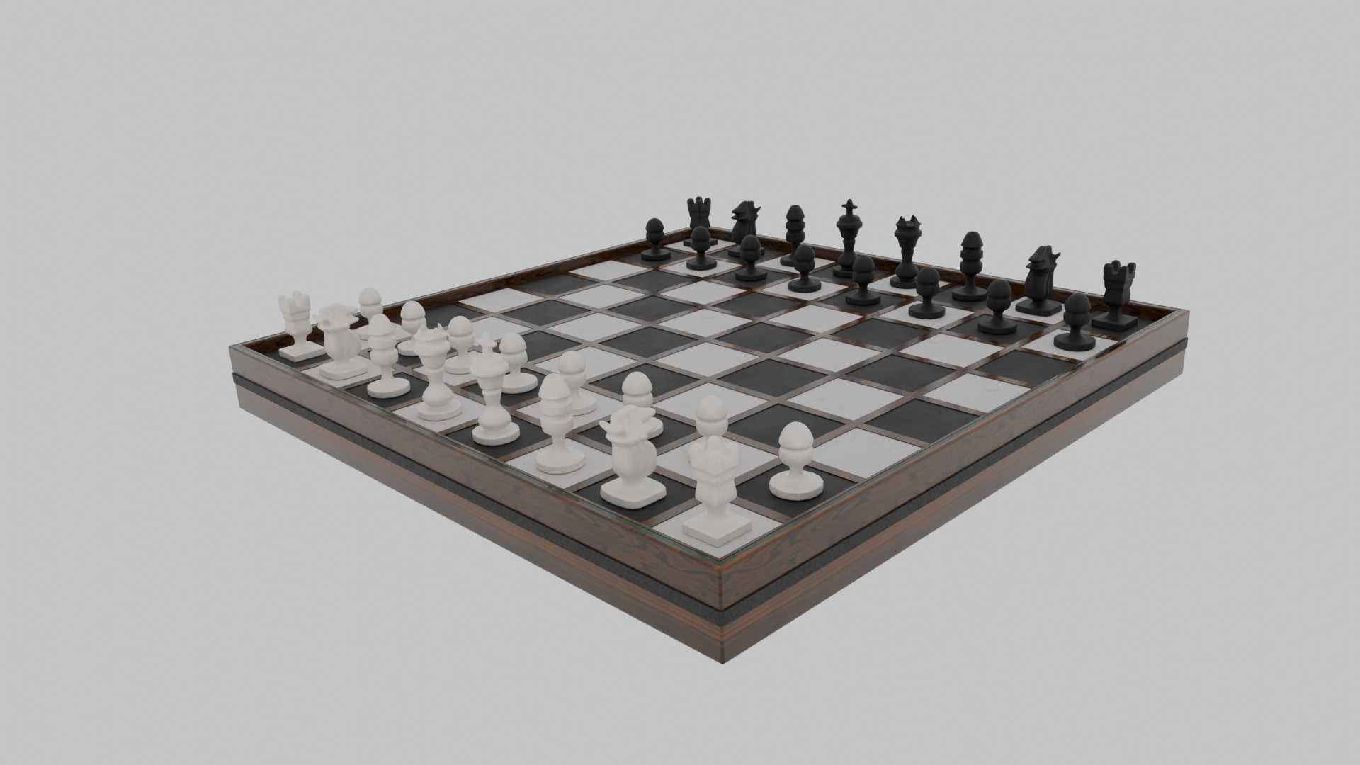 3D Chess Board - TurboSquid 2325277