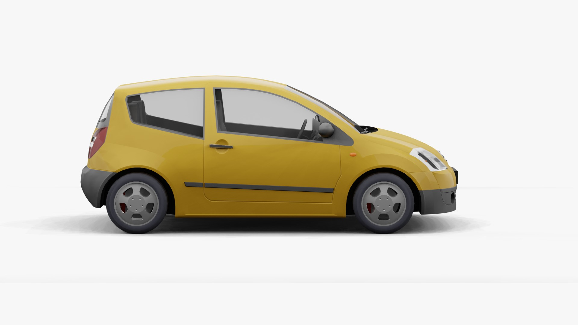 Citroen C2 2004 Lowpoly 3D Model - TurboSquid 1964528