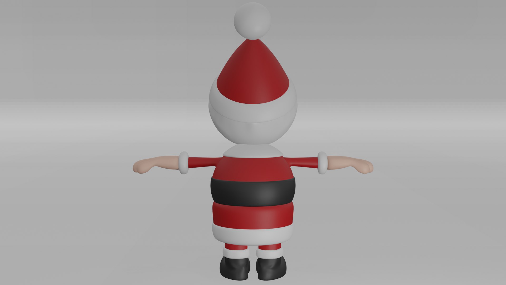 3D Cartoon Christmas Santa Model - TurboSquid 2291593